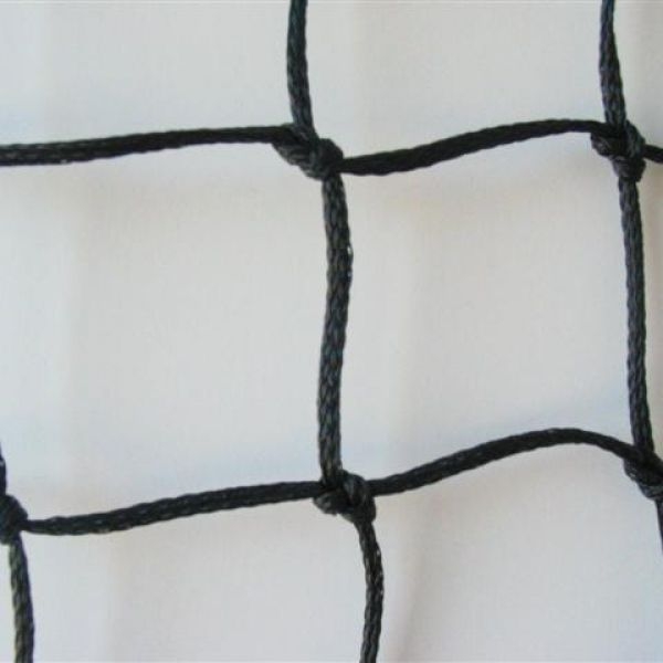 Geknoopt PE net op rol, maas 10,0x10,0 cm., draaddikte 3 mm ...